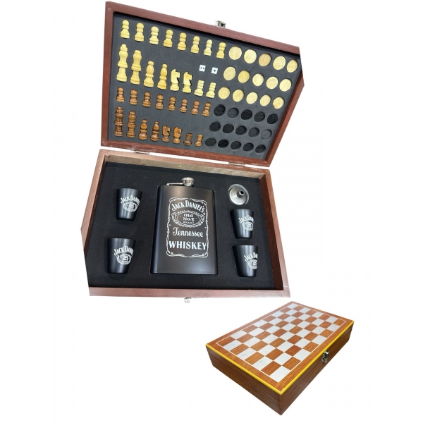 KIT CANTIL + JOGO DE XADREZ E DAMA CD48 - HT Importech