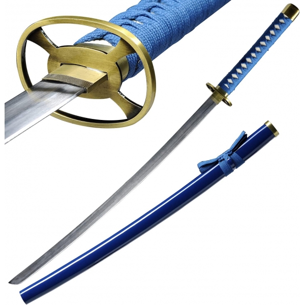 Espada Samurai Katana Anime BLUE H36 - HT Importech
