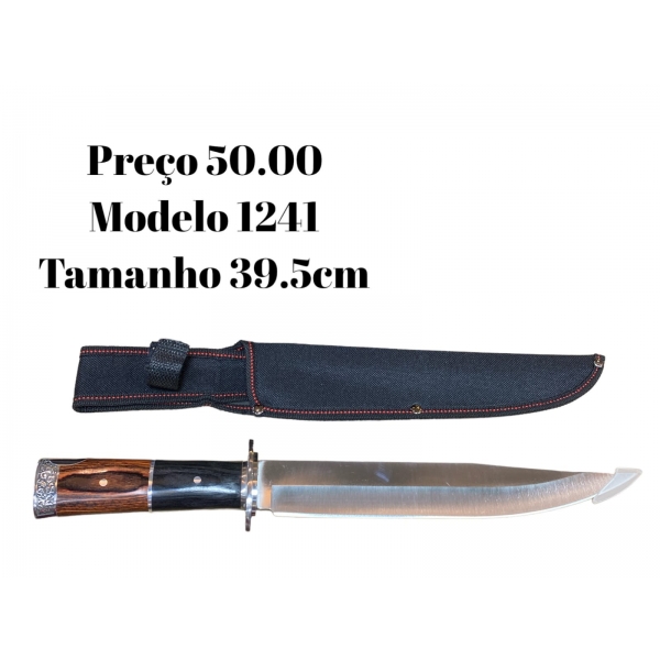 Faca Grande 39,5 cm Luxo Inox Full Tang 1241,7203 - HT Importech