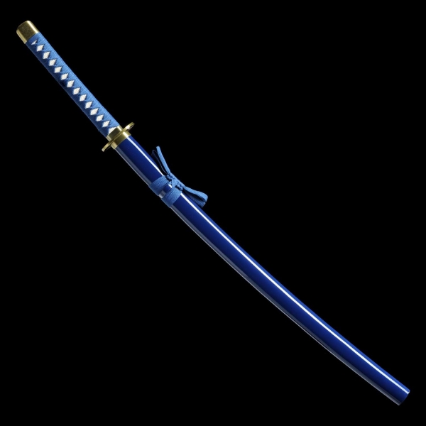 Espada Samurai Katana Anime BLUE H36 - HT Importech